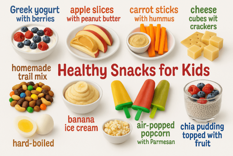 Healthy Snacks for Kids: Tasty, Nutritious & Easy Ideas